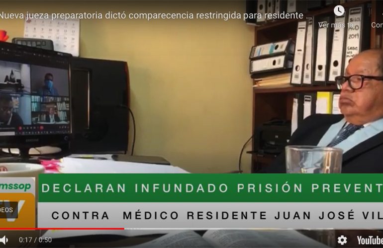 Nueva jueza preparatoria dictó comparecencia restringida para residente ...