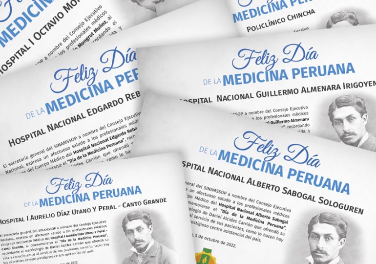 Por el “Día de la Medicina Peruana” secretario general saludó a los 130 ...